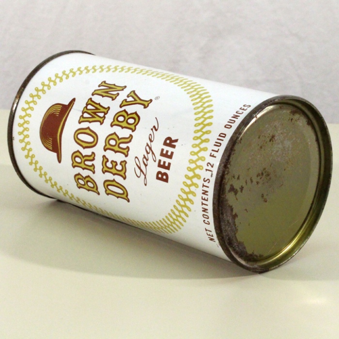 Brown Derby Lager Beer (Los Angeles) 042-15 at Breweriana.com