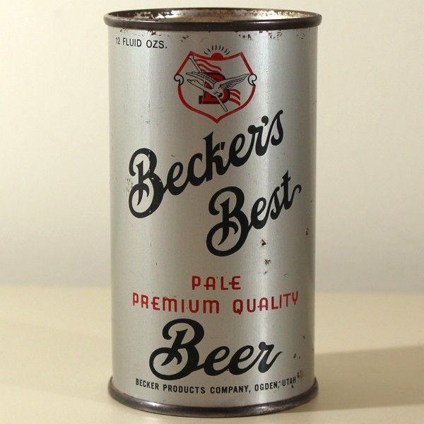 Becker's Best Pale Premium Quality Beer 095 at Breweriana.com