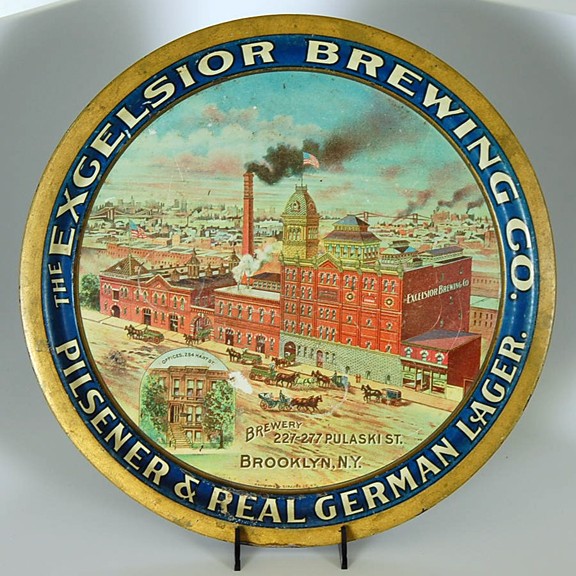 Excelsior Brewing Co. - Pilsener & Real German Lager at Breweriana.com