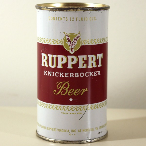Ruppert Knickerbocker Beer 126-40 at Breweriana.com