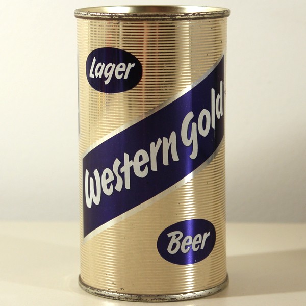 Western Gold Lager Beer 145-08 at Breweriana.com