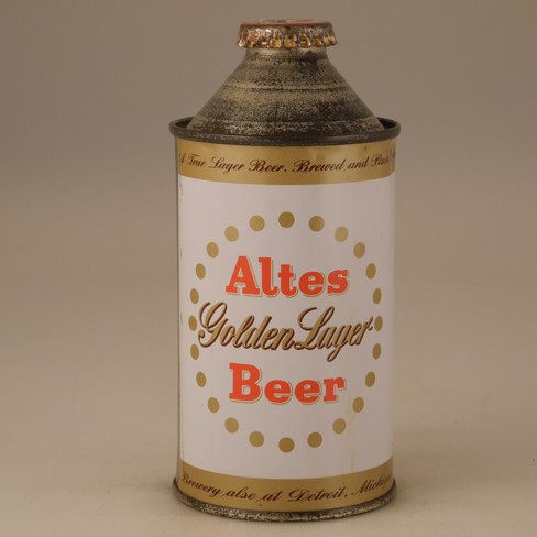Altes Golden Lager Beer 150-11 at Breweriana.com