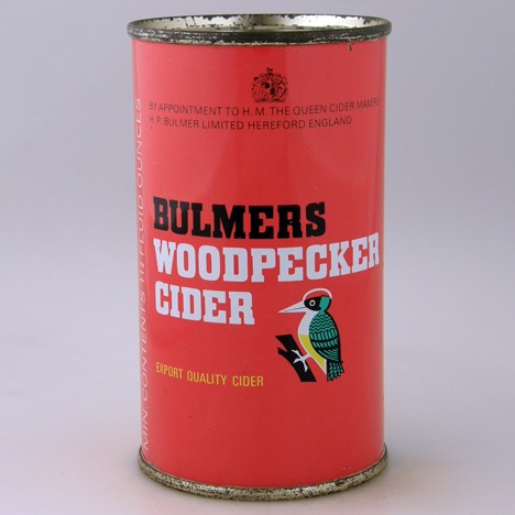 Bulmers Woodpecker Cider at Breweriana.com