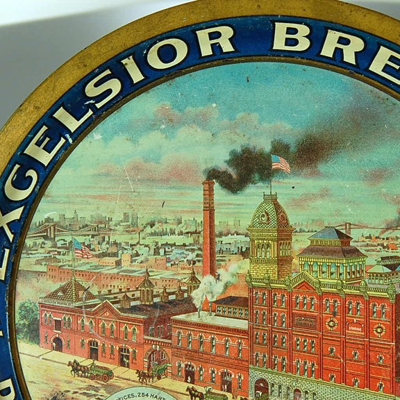Excelsior Brewing Co. - Pilsener & Real German Lager at Breweriana.com