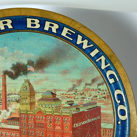Excelsior Brewing Co. - Pilsener & Real German Lager at Breweriana.com