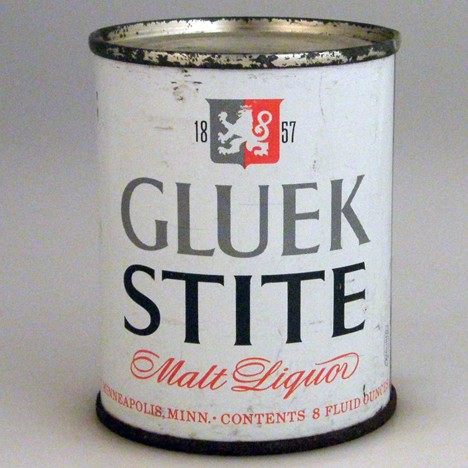 Gluek Stite Malt Liquor 241-10 at Breweriana.com