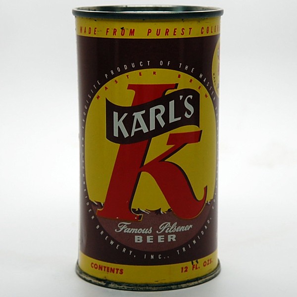 Karl's Famous Pilsener Beer L087-04 at Breweriana.com
