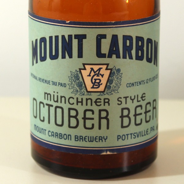 Mount Carbon Munchner Style October Beer Steinie at Breweriana.com