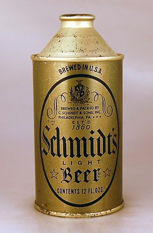 Schmidt's Light Beer OD 184-32 at Breweriana.com